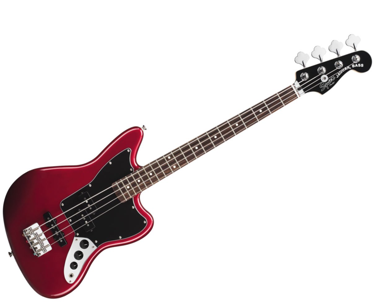 Fender Squier Vintage Modified Special Short Scale Jaguar Bass Red Proaudiostar