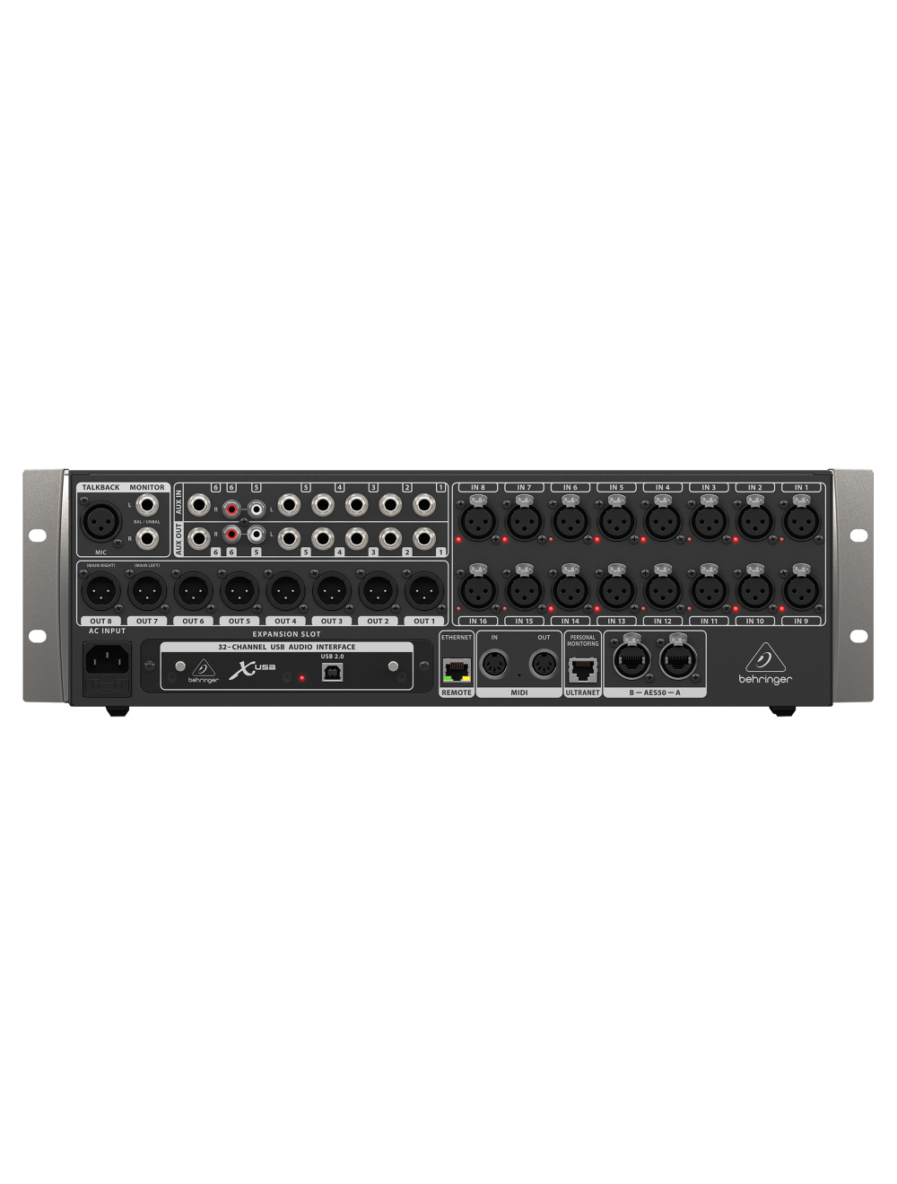 x32 behringer rack