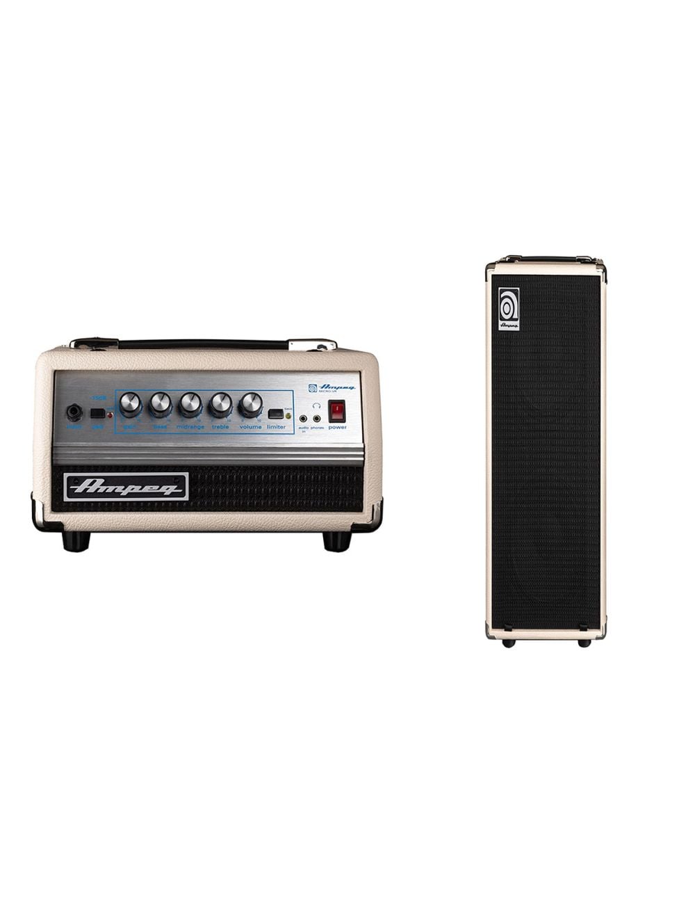 Ampeg Limited Edition White Micro VR Stack - Micro VR Head + SVT210AV