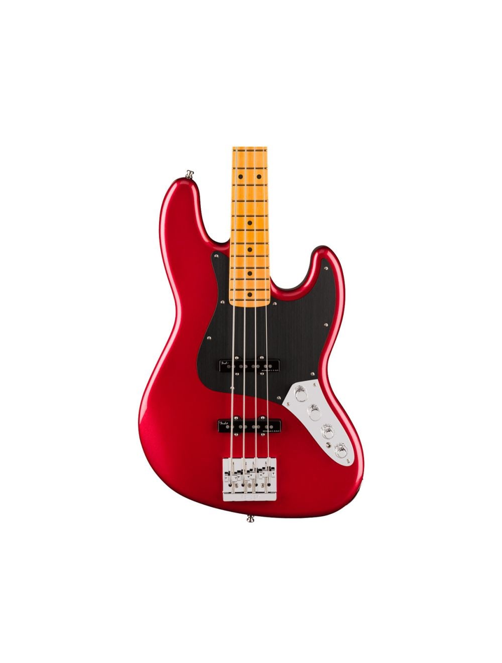 Used Fender American Ultra II Jazz Bass - Sinister Red w/Maple FB